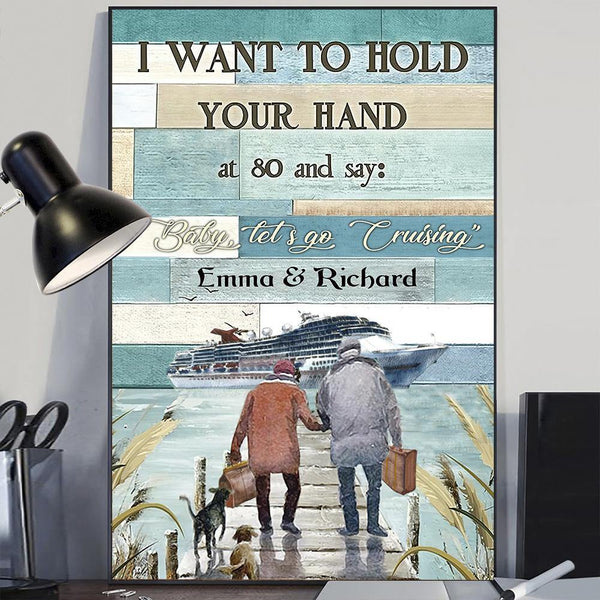 Cruising Custom Poster Hold Your Hands Says Let's Go Cruising Personal ...